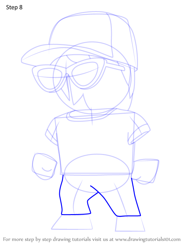 How to Draw Ms. Invisible from Stumble Guys (Stumble Guys) Step by Step ...