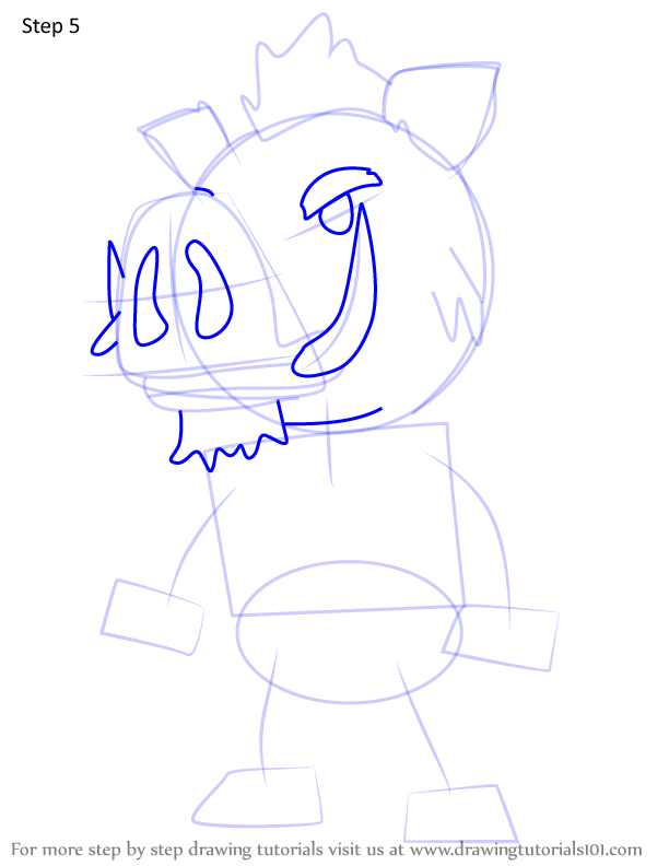 How to Draw Porkchop from Stumble Guys (Stumble Guys) Step by Step ...