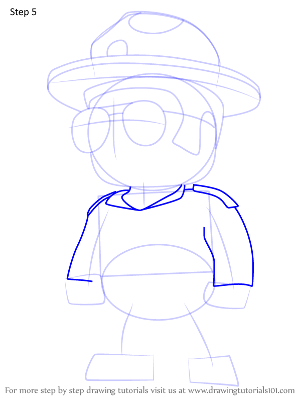 How to Draw Ranger Walker from Stumble Guys (Stumble Guys) Step by Step ...