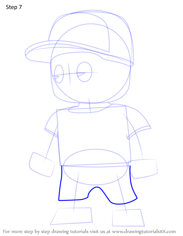 How to Draw Retro Guy from Stumble Guys (Stumble Guys) Step by Step ...