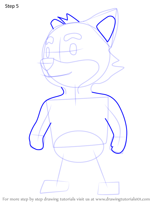How to Draw Silver Fox from Stumble Guys (Stumble Guys) Step by Step ...