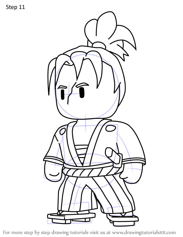 How to Draw Wanderer from Stumble Guys (Stumble Guys) Step by Step ...