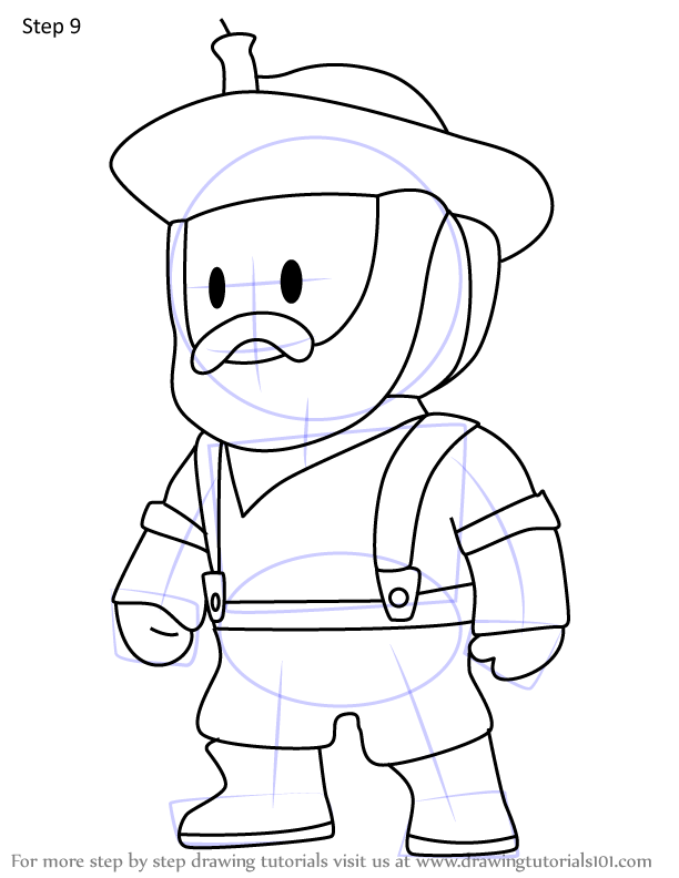 How to Draw Yukon Sam from Stumble Guys (Stumble Guys) Step by Step ...