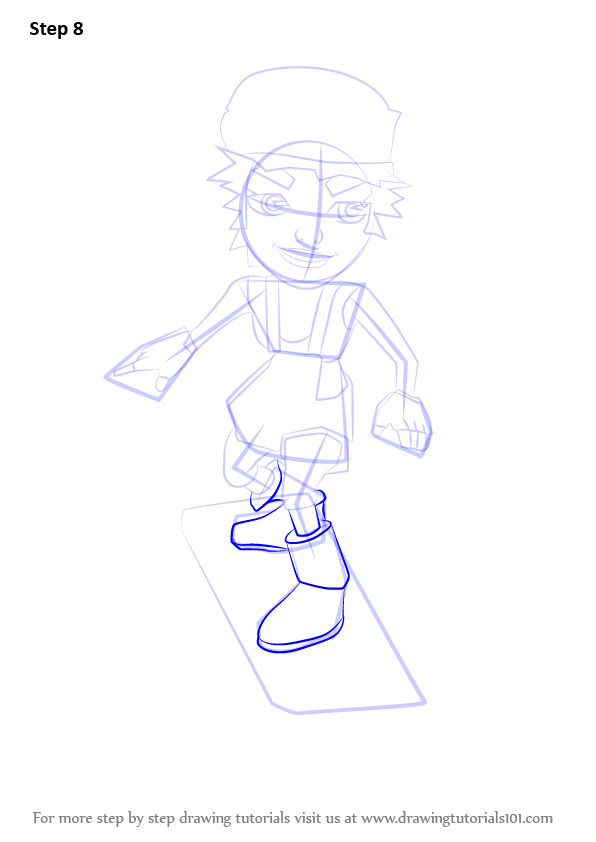 How to Draw Alex from Subway Surfers (Subway Surfers) Step by Step ...