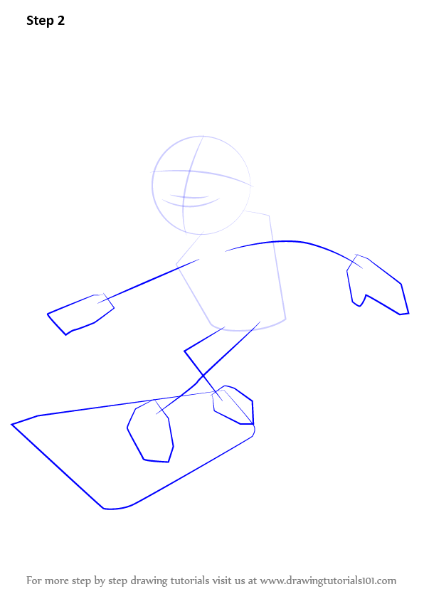 How to Draw Jake Running from Subway Surfers (Subway Surfers) Step by ...