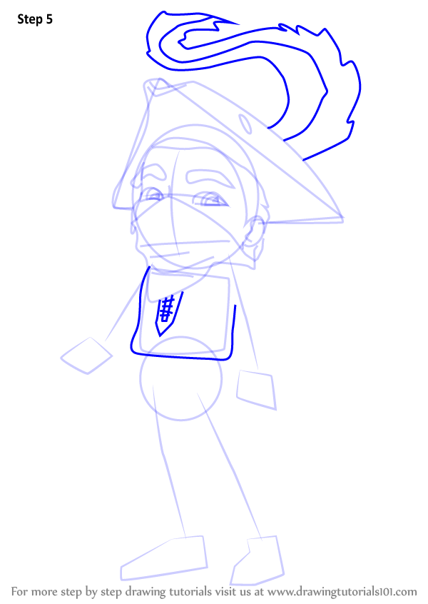 How to Draw Jaro from Subway Surfers (Subway Surfers) Step by Step ...