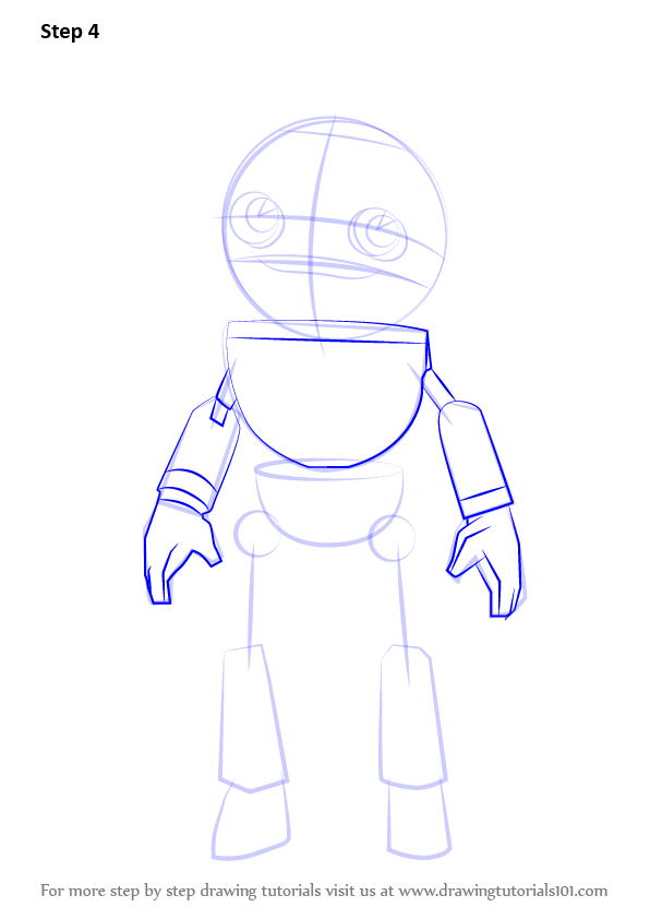 How to Draw Tagbot from Subway Surfers (Subway Surfers) Step by Step ...