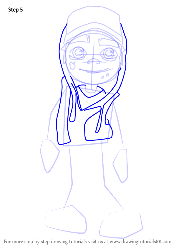How to Draw Zombie Jake from Subway Surfers (Subway Surfers) Step by ...