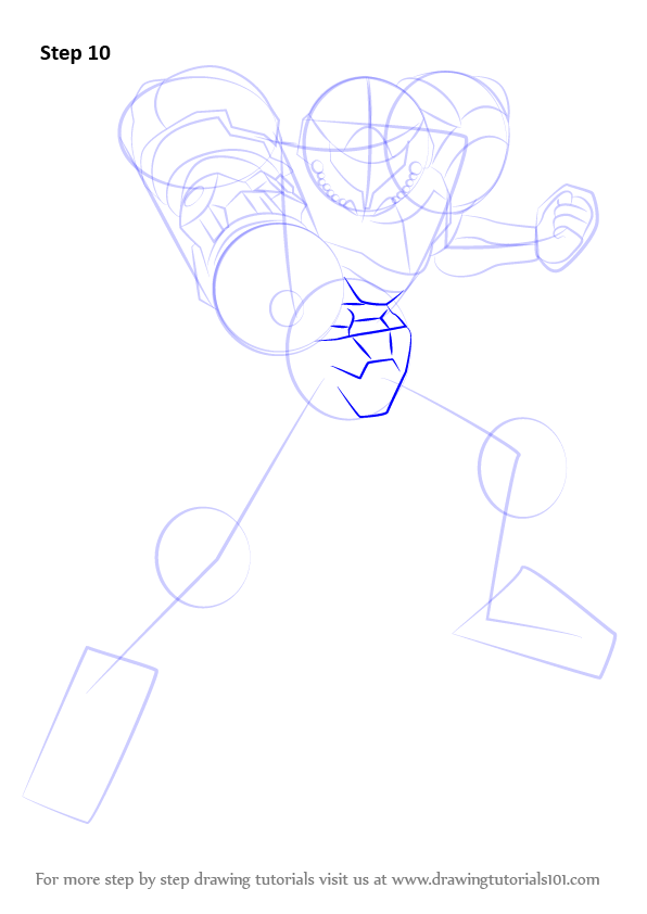 How to Draw Samus from Super Smash Bros (Super Smash Bros.) Step by ...