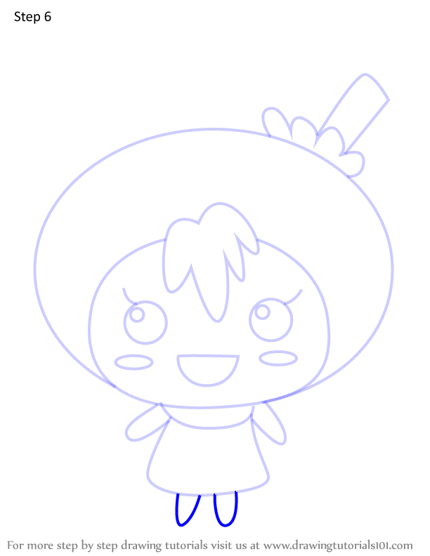 How to Draw Ameartotchi from Tamagotchi (Tamagotchi) Step by Step ...