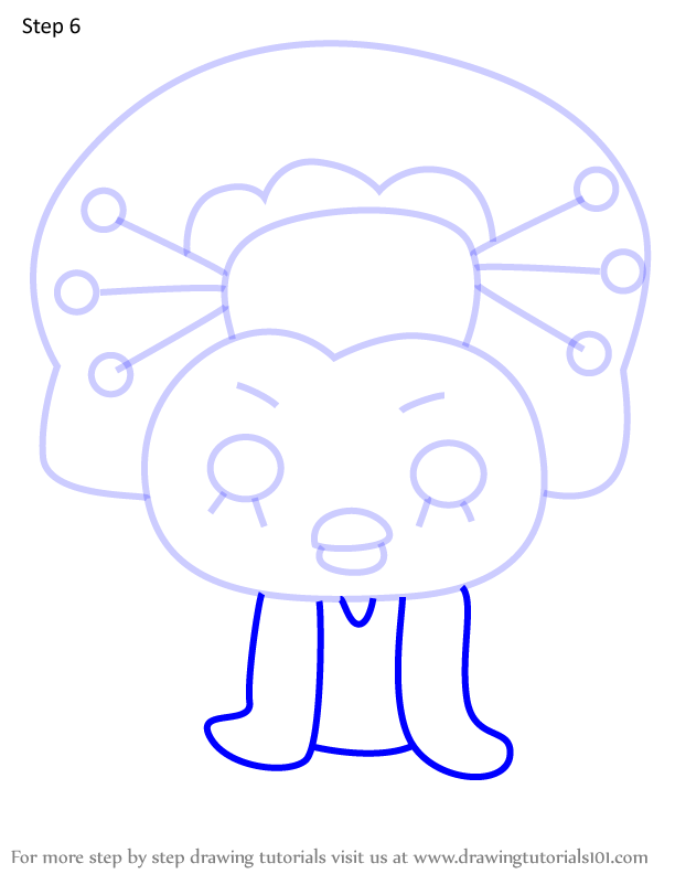 How to Draw Anesantchi from Tamagotchi (Tamagotchi) Step by Step ...