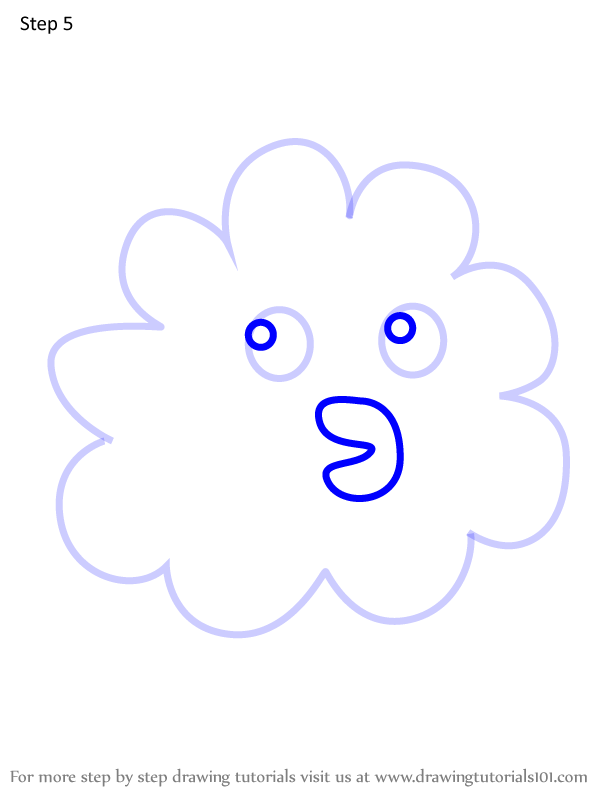 How to Draw Aokumotchi from Tamagotchi (Tamagotchi) Step by Step ...