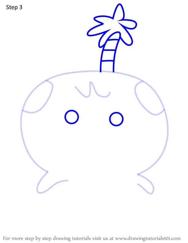 How to Draw Bushinosuketchi from Tamagotchi (Tamagotchi) Step by Step ...
