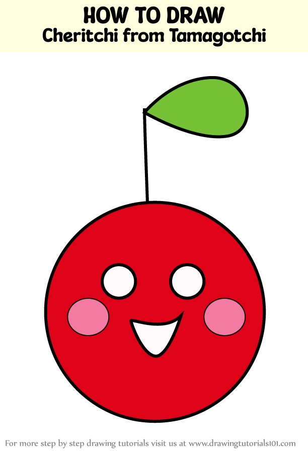 How to Draw Cheritchi from Tamagotchi (Tamagotchi) Step by Step ...