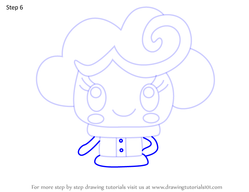 How to Draw Chictchi from Tamagotchi (Tamagotchi) Step by Step ...