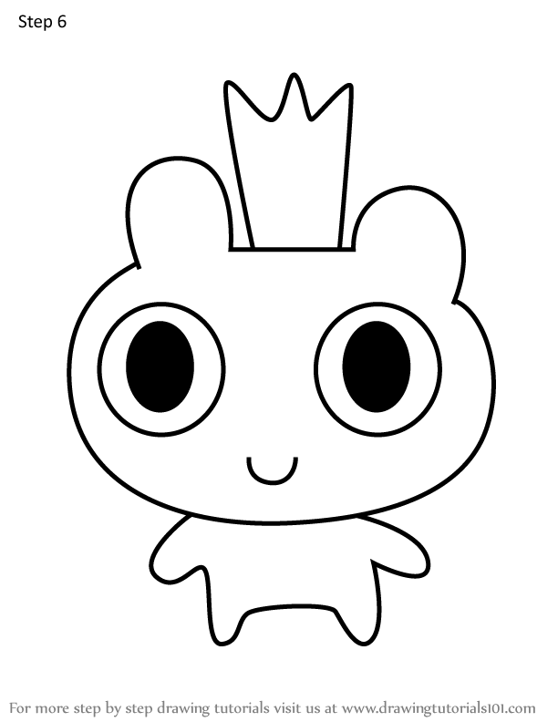 How to Draw ChoHimetchi from Tamagotchi (Tamagotchi) Step by Step ...