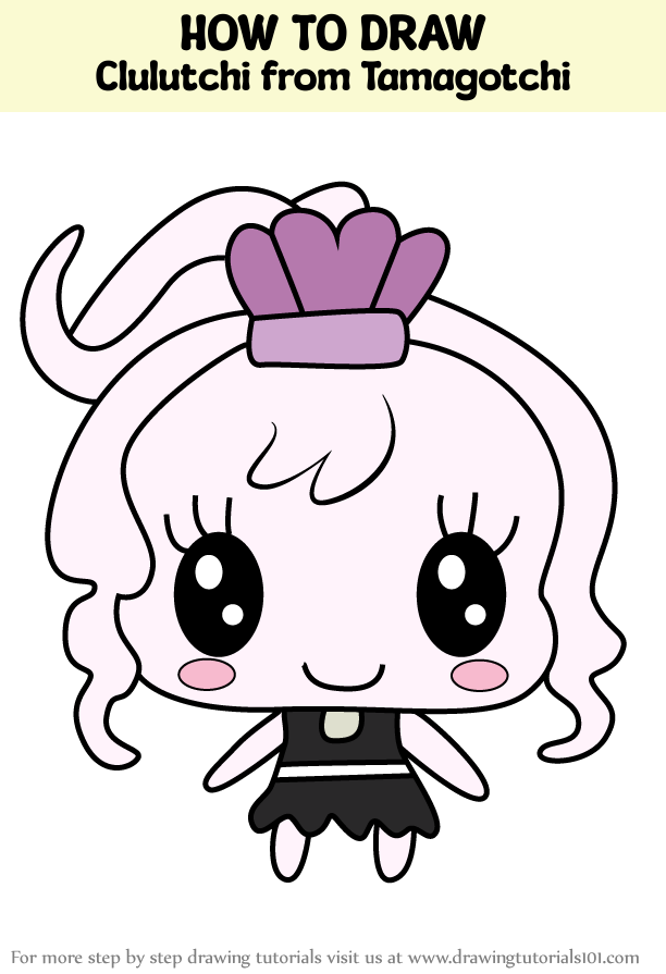 How to Draw Clulutchi from Tamagotchi (Tamagotchi) Step by Step ...