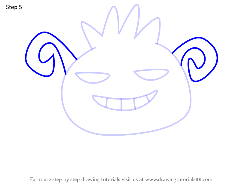 How to Draw Devitchi from Tamagotchi (Tamagotchi) Step by Step ...