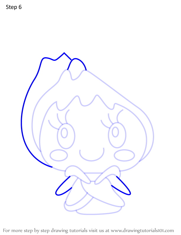 How to Draw Himebaratchi from Tamagotchi (Tamagotchi) Step by Step ...