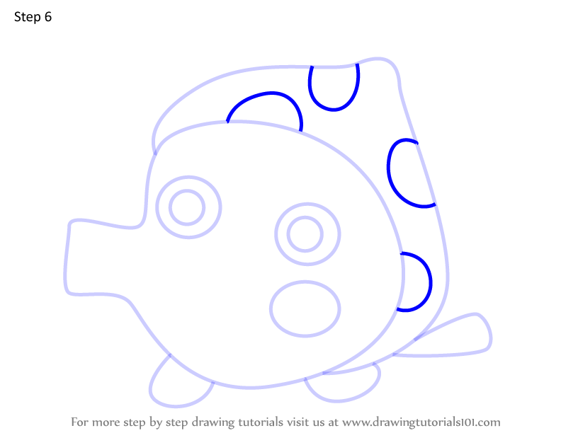 How to Draw Hyottokotchi from Tamagotchi (Tamagotchi) Step by Step ...