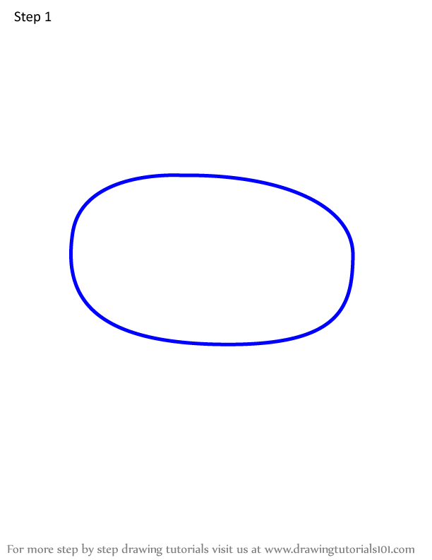 How to Draw Kaburimonotchi from Tamagotchi (Tamagotchi) Step by Step ...
