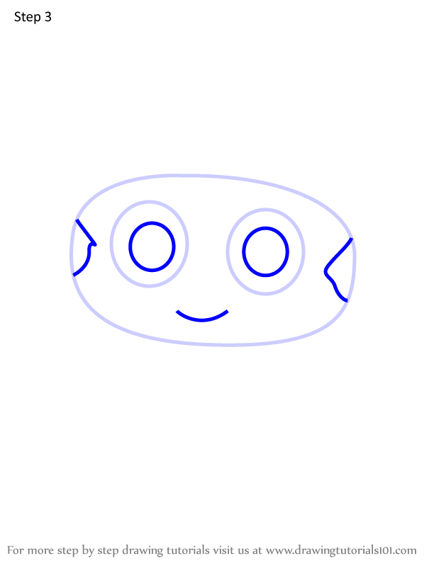 How to Draw Kaburimonotchi from Tamagotchi (Tamagotchi) Step by Step ...