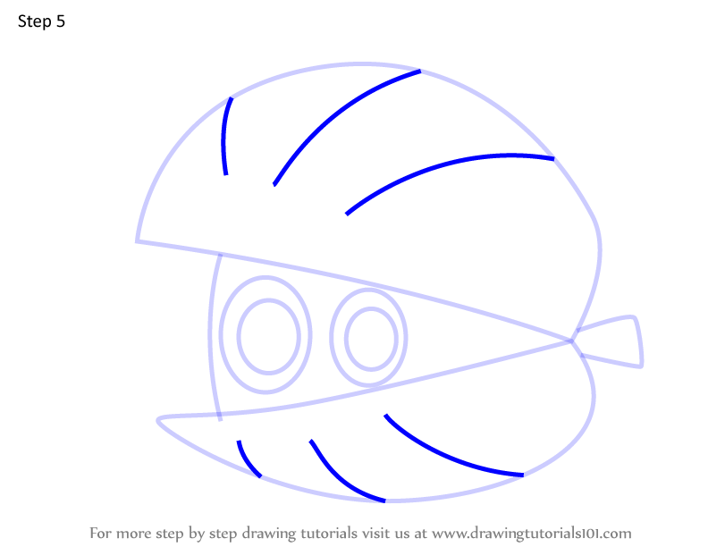 How to Draw Kaitchi from Tamagotchi (Tamagotchi) Step by Step ...