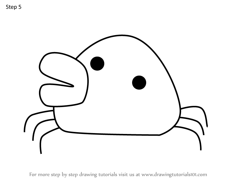 How to Draw Kanigiritchi from Tamagotchi (Tamagotchi) Step by Step ...