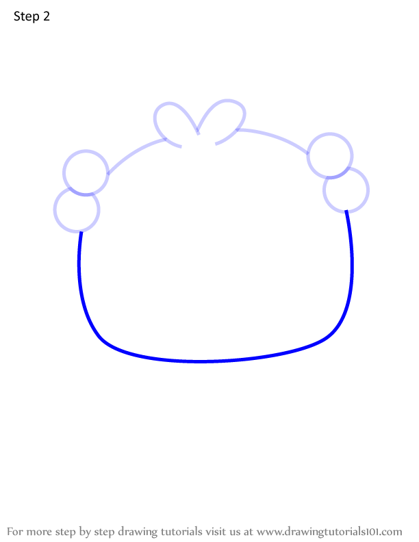 How to Draw Konenetchi from Tamagotchi (Tamagotchi) Step by Step ...