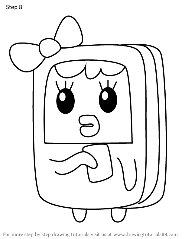 How to Draw Manenetchi from Tamagotchi (Tamagotchi) Step by Step ...