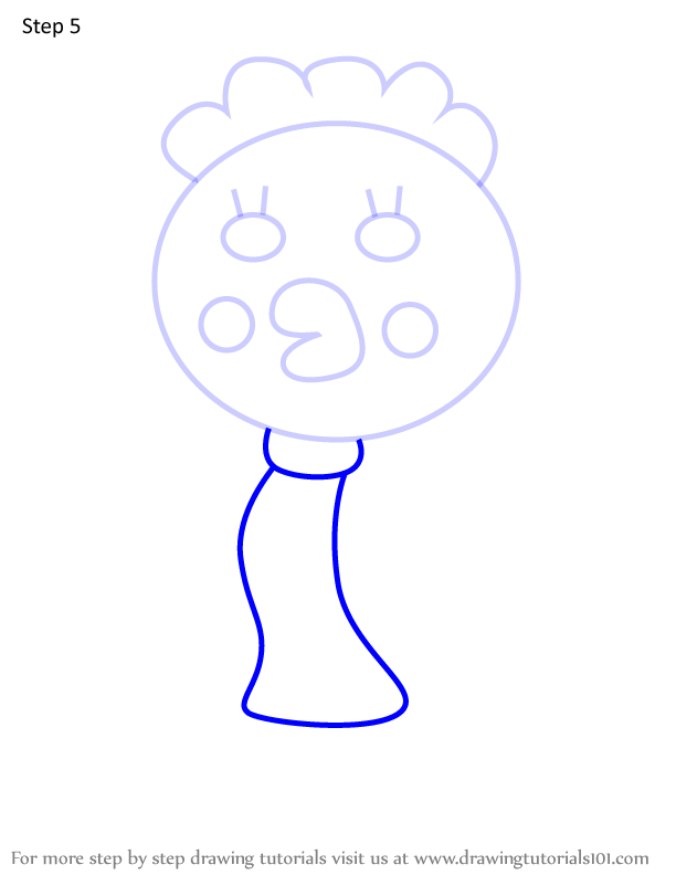 How to Draw Modeltchi Female from Tamagotchi (Tamagotchi) Step by Step ...