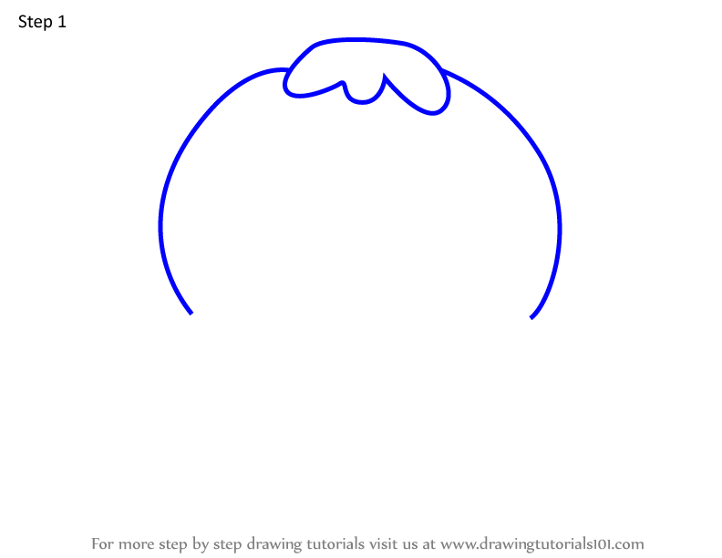 How to Draw Mokukumotchi from Tamagotchi (Tamagotchi) Step by Step ...