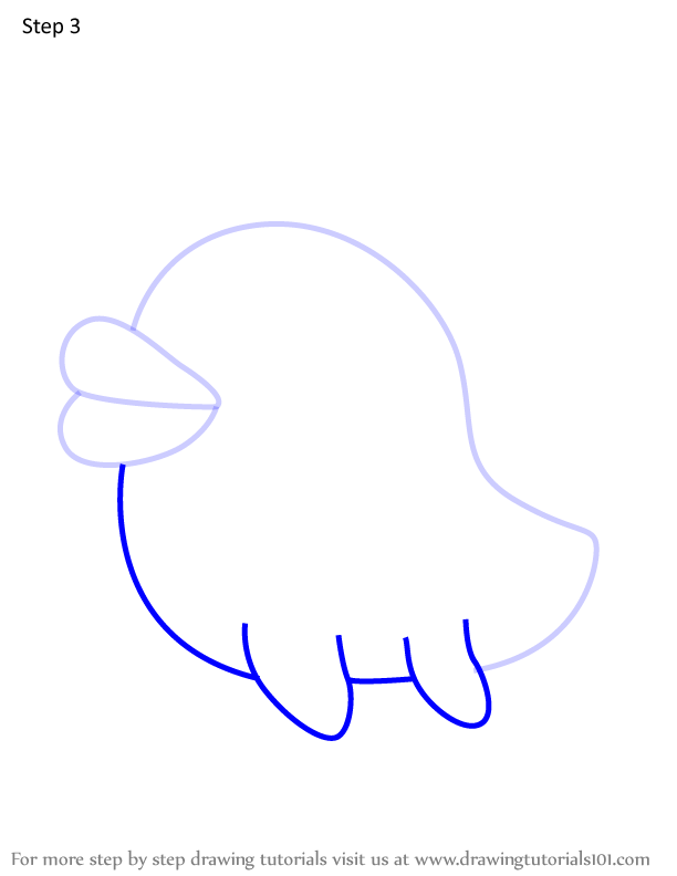 How to Draw Nessietchi from Tamagotchi (Tamagotchi) Step by Step ...