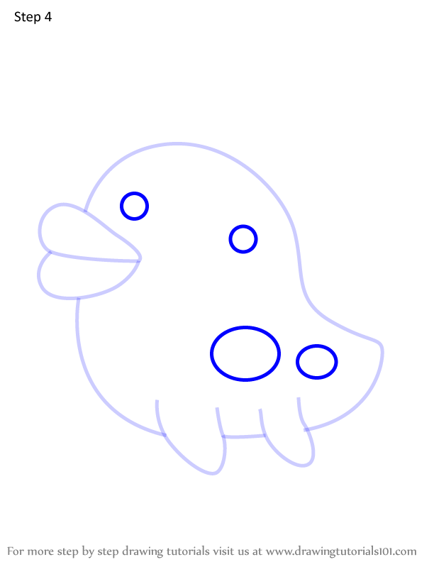 How to Draw Nessietchi from Tamagotchi (Tamagotchi) Step by Step ...