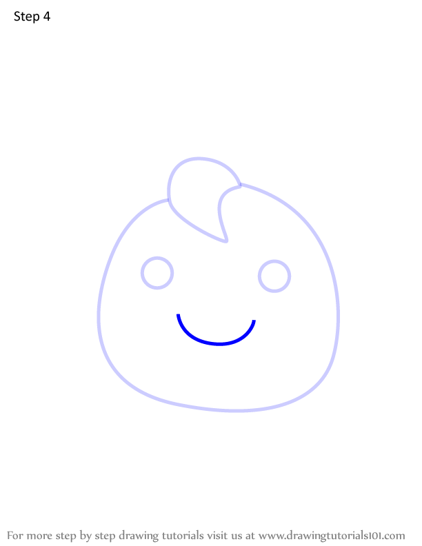 How to Draw Ojyotchi from Tamagotchi (Tamagotchi) Step by Step ...