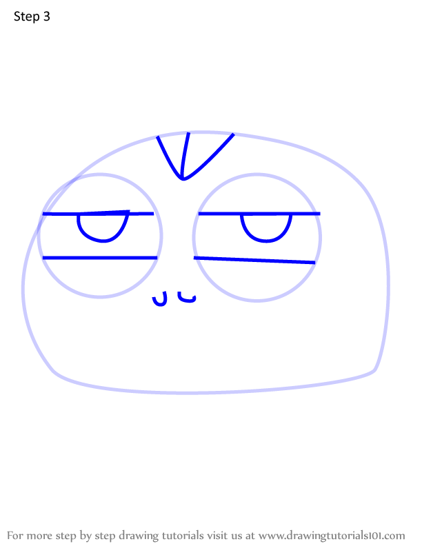 How to Draw Otokitchi from Tamagotchi (Tamagotchi) Step by Step ...