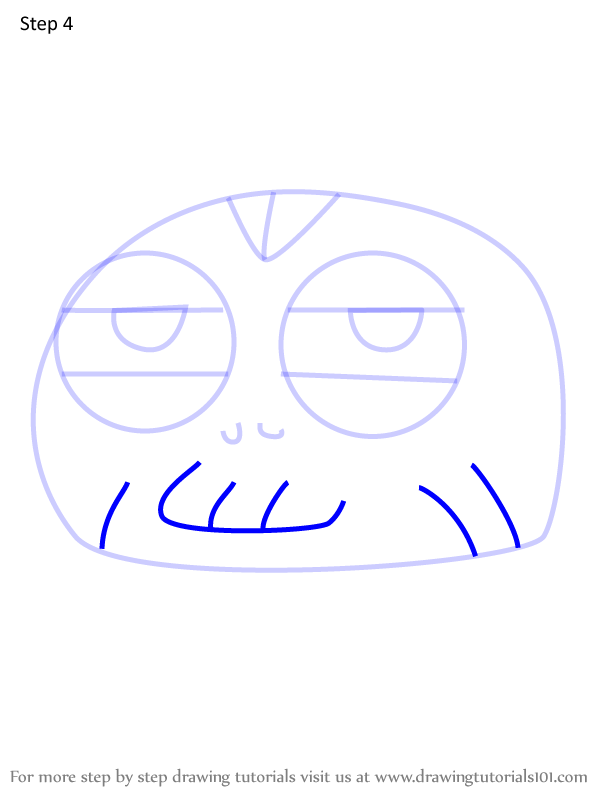 How to Draw Otokitchi from Tamagotchi (Tamagotchi) Step by Step ...
