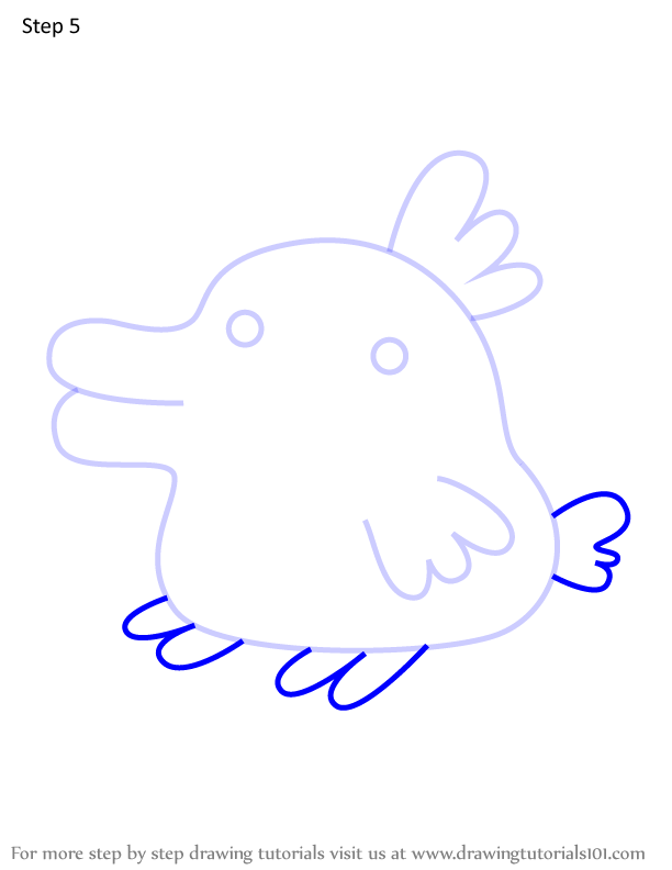 How to Draw Patapatatchi from Tamagotchi (Tamagotchi) Step by Step ...
