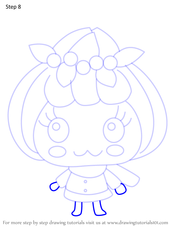 How to Draw Patitchi from Tamagotchi (Tamagotchi) Step by Step ...