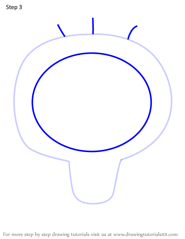 How to Draw Penribotchi from Tamagotchi (Tamagotchi) Step by Step ...