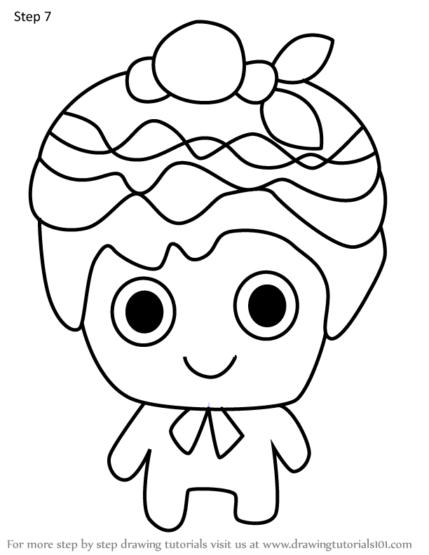 How to Draw Perotchi from Tamagotchi (Tamagotchi) Step by Step ...