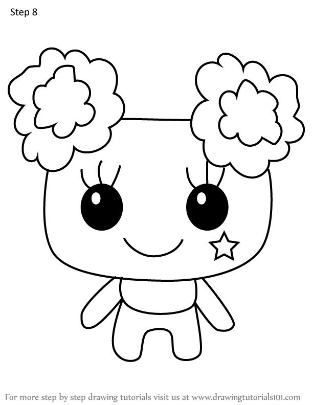 How to Draw Pompomtchi from Tamagotchi (Tamagotchi) Step by Step ...