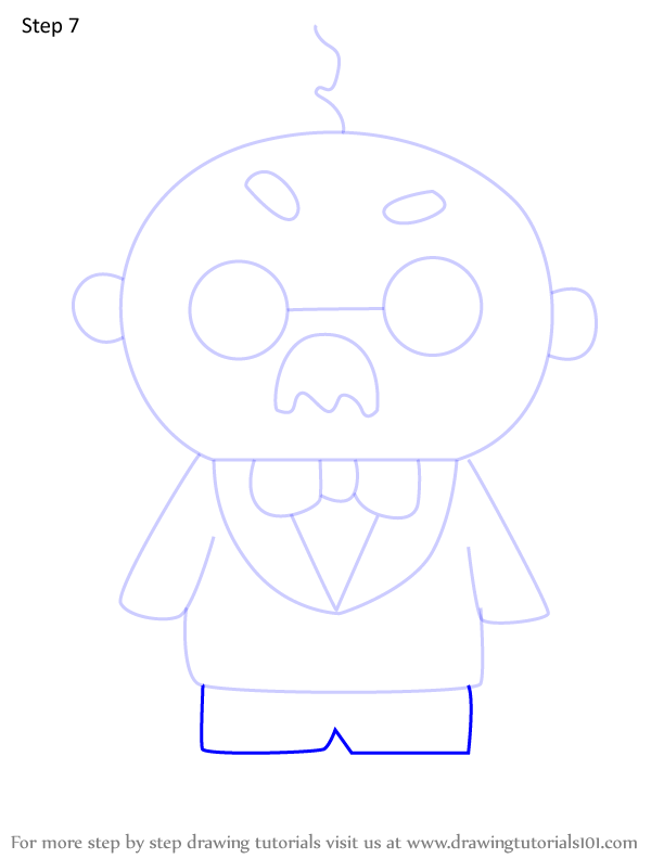 How to Draw Professor Banzo from Tamagotchi (Tamagotchi) Step by Step ...