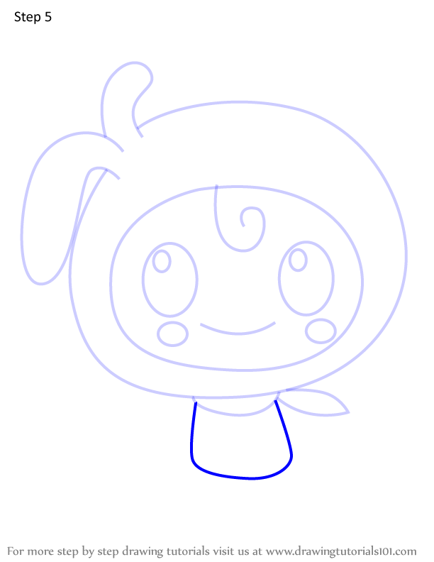 How to Draw Sabusabutchi from Tamagotchi (Tamagotchi) Step by Step ...