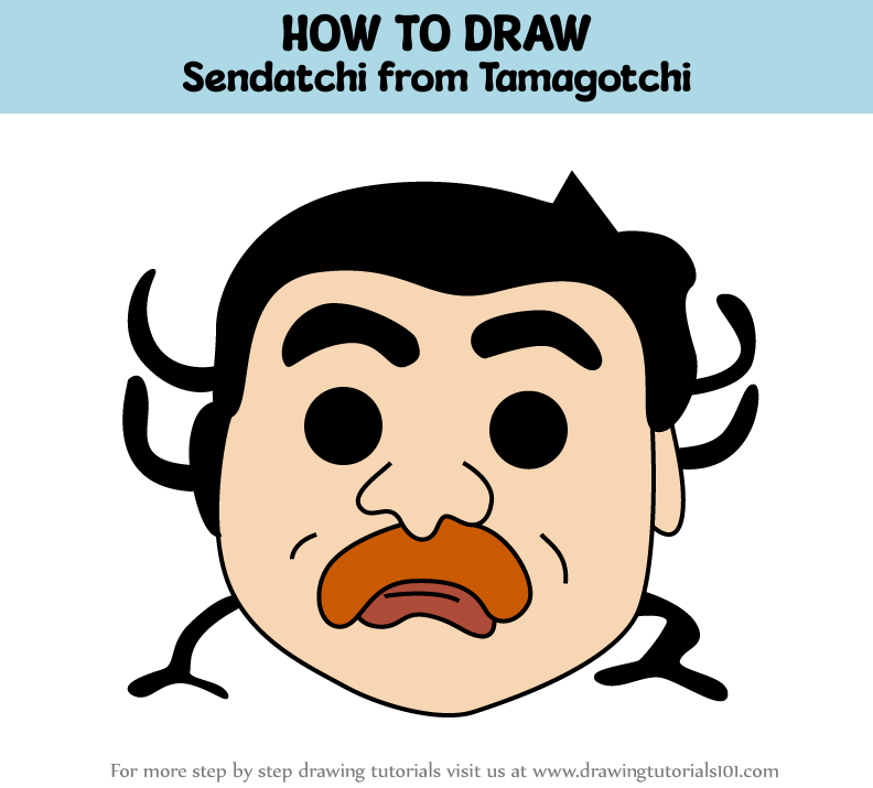 How to Draw Sendatchi from Tamagotchi (Tamagotchi) Step by Step ...