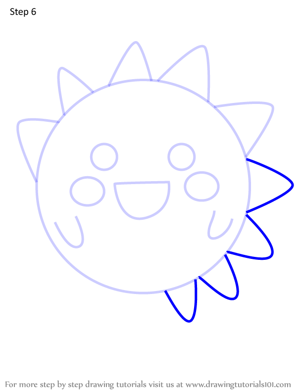 How to Draw Sunnytchi from Tamagotchi (Tamagotchi) Step by Step ...