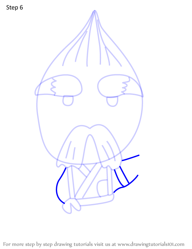 How to Draw Tappitsutchi from Tamagotchi (Tamagotchi) Step by Step ...