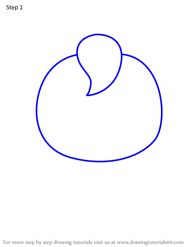 How to Draw Tensaitchi Jr. from Tamagotchi (Tamagotchi) Step by Step ...