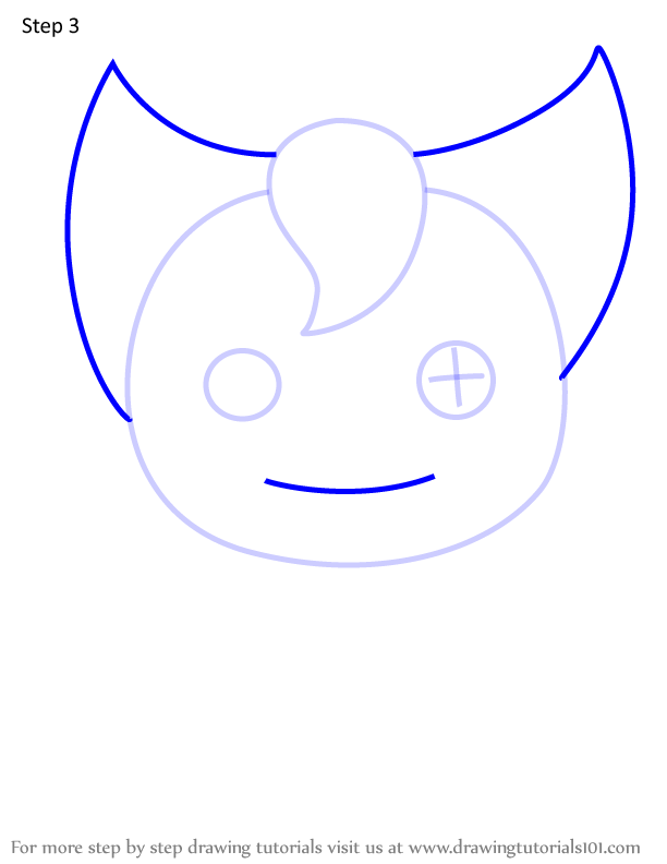 How to Draw Tensaitchi Jr. from Tamagotchi (Tamagotchi) Step by Step ...