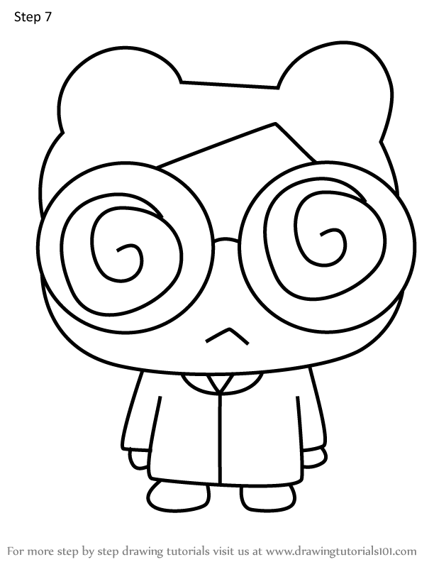 How to Draw Tensaitchi from Tamagotchi (Tamagotchi) Step by Step ...